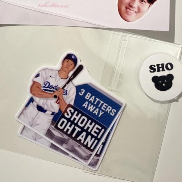 Shohei Ohtani “3 Batters Away” Sticker Set - Etsy