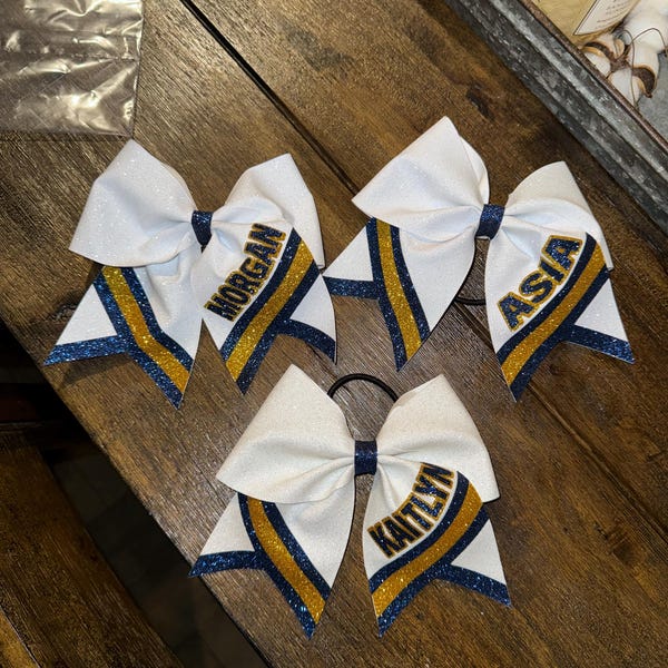 Cheer Bow Box, Cheer Bow Box and Makeup Bag, Cheer Bow Holder, Bow Box ...