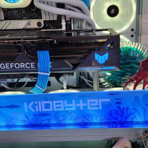 Personalized Gaming Computer RGB Plate,gaming Pc Mods, Custom Pc RGB ...