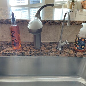 Custom Countertop Dish or Hand Soap Glass Dispenser Choose the ...