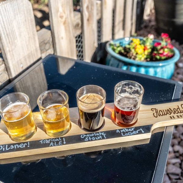 Custom Beer Tasting Flight, Personalized Beer Tasting Paddle, Wine ...