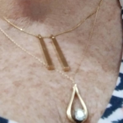 14K Solid Gold Cremation Urn Necklace for Human Ashes, Dad Mom Son ...