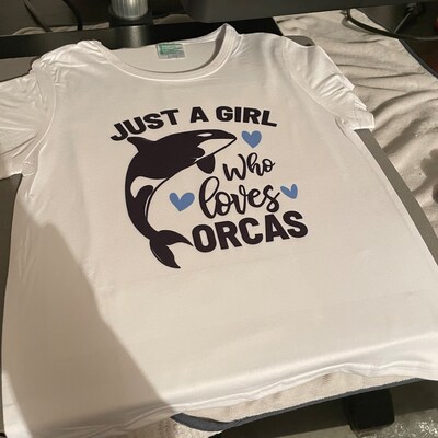 Just A Girl Who Loves Orcas Svg File Orca Png Digital - Etsy