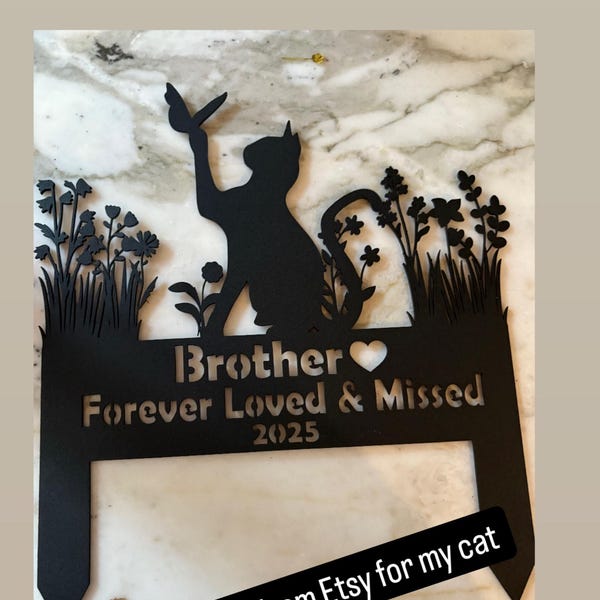 Custom Memorial Tree Plaque With Stake, Personalized Sturdy Metal ...