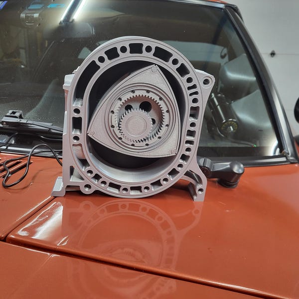 Brake Disc LED Lamp 3D Printed Racing Glow Night Light Car Enthusiast ...