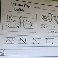26 Printable Alphabet I Know My Letters Worksheets. - Etsy Australia