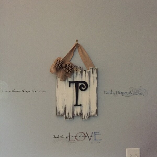 Rectangle/monogrammed/door Decor/staggered/wedding Gift/distressed ...