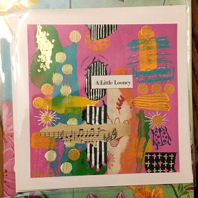 Hand Painted Collage Sheets, Hand Painted Collage Papers, Mixed Media ...