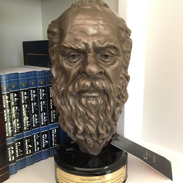 Socrates | Sculpture / Bust | Greek Philosopher | Gift, Bookshelf, Desk ...