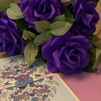 Handmade Crepe Paper Daffodil Bouquet Set of 3 Wedding - Etsy