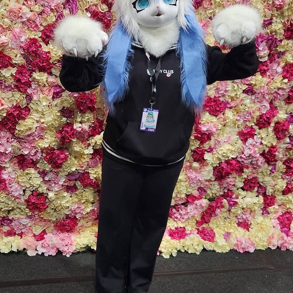 17 Colorsfursuit Furry Cat Paws With Claw, Fursuit Cat Gloves, Cosplay ...