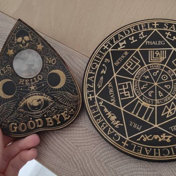 Ouija, Esotericism, Occult, Ouija Board, Planchette, Divination Board ...