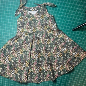 Easy Wrap Bodice Dress PDF Sewing Pattern - Etsy