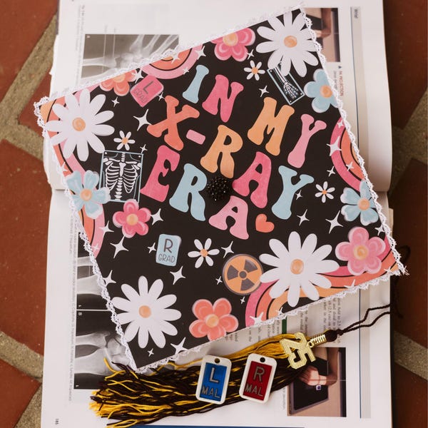READY TO SHIP Xray R.T(R) Graduation Cap Topper - Radiography Rad Tech ...