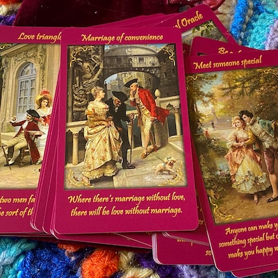 Retro Timing Oracle Deck. Daily Oracle Prediction Cards - Etsy