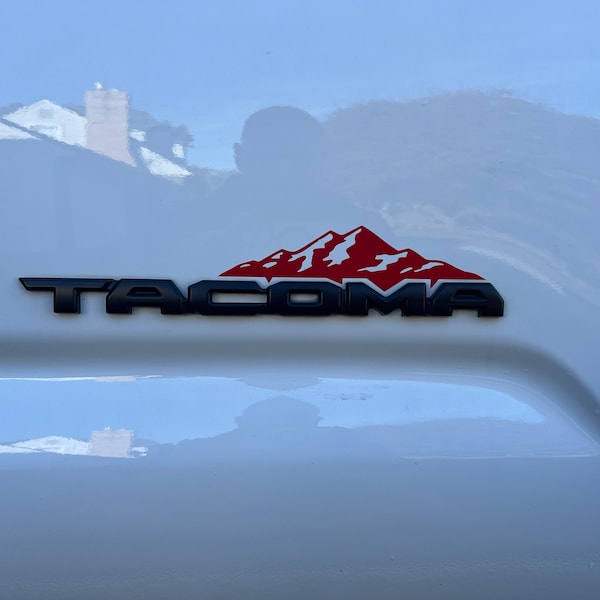 3rd Generation Tacoma Mountain Decals - Vinyl Stickers for Truck Badge ...