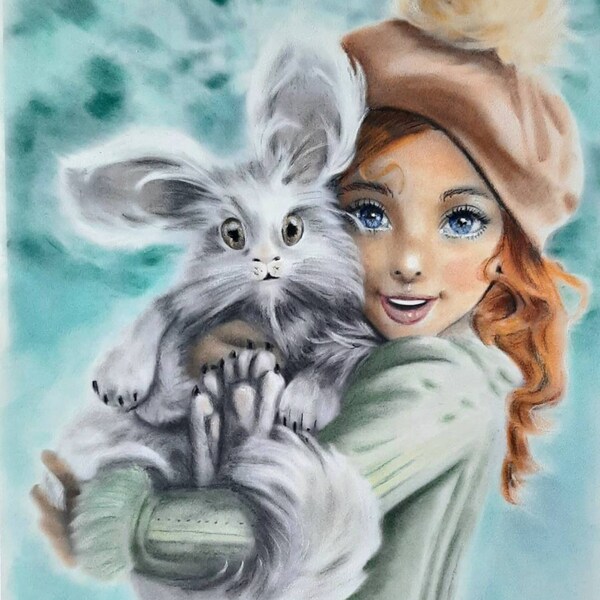 Snow Pet - Printable Digital Coloring Page - Etsy