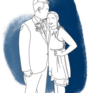 Custom Line Drawing Custom Illustration Line Art Drawing - Etsy