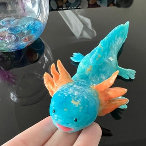 Fantasy Axolotl Axolotl Silicone Axolotl Mud Puppy Water - Etsy