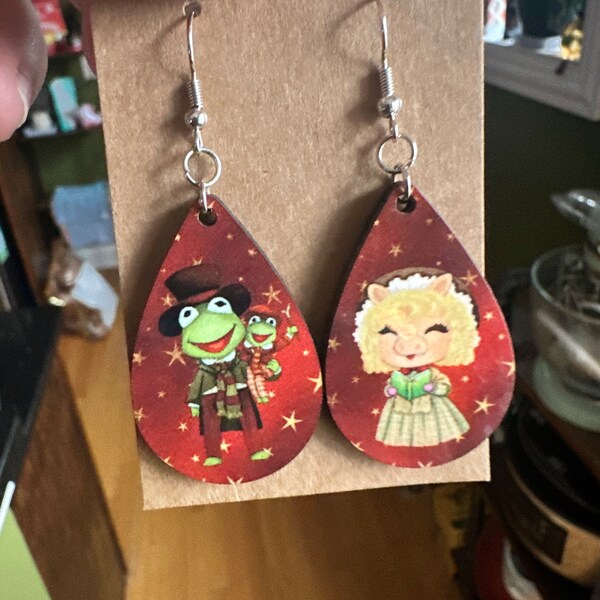 Muppets Christmas Carol Inspired Earrings / Disney Inspired Earrings ...
