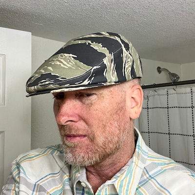 Holiday Christmas Holly Plaid Print Cotton Jeff Cap, Ivy Cap, Driving ...