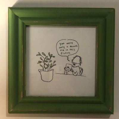 Square Picture Frame Custom Painted and Made to Order Shabby Detailed ...