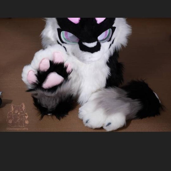 Fursuit Mask, Glowing Horned Dragon, Wicker Beast, Glowing Dragon ...