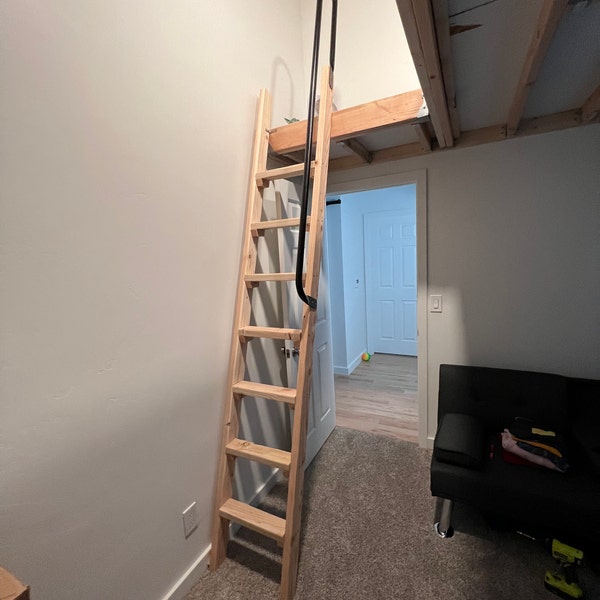 Loft Ladder Plans for Sheds and Garages - Etsy