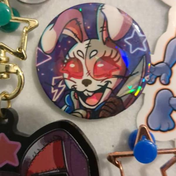 Invader Zim Pins Glossy or Holographic Buttons | Zim Dib Gaz GIR ...