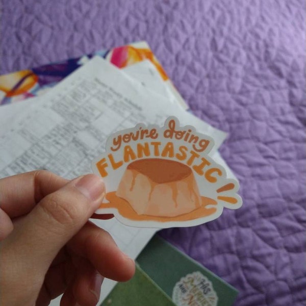 Flan Sticker - Latina Stickers - Mexican Sticker - Latina ...
