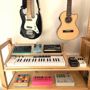 Arturia Keystep Desktop Synth Stand. Wooden Rack for Keystep 32 / 37 ...
