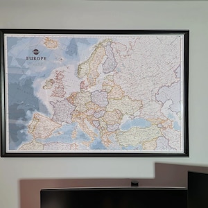 World Map Print Map of the World Wall Art PRINTABLE Detailed World Map ...