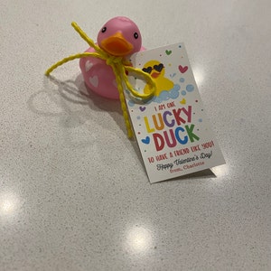 Printable I Am One Lucky Duck to Have a Friend Like You Valentine's Day ...