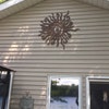 Rustic Sun Indoor/outdoor Wall Decor 40" Custom Iron Sun OUR ORIGINAL ...