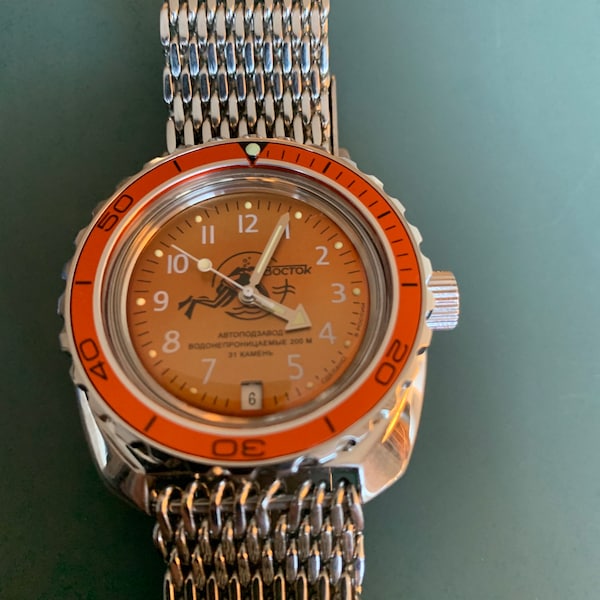 The Gearwheel Vostok Bezel Watch Custom Bezels Amphibia & Komandirskie ...