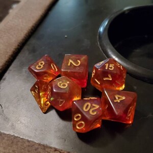 Dnd Dice Set / White Jade Pearl Marble Swirl Polyhedral Dice / - Etsy