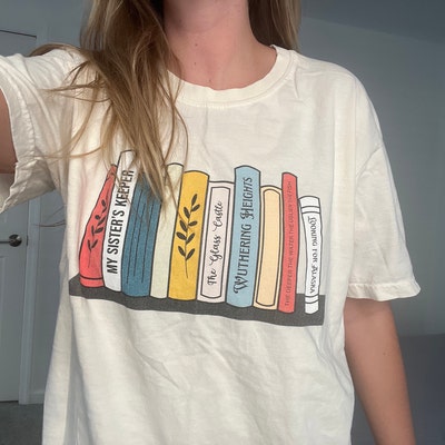 Custom Bookshelf Sweatshirt Booktok Merch Personalized Books - Etsy