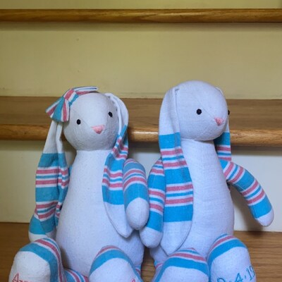 Plush Bunny From YOUR Baby's Hospital Receiving Blanket - Etsy
