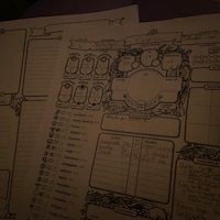 Dnd 5e Character Background: A4 Character Sheet PDF for - Etsy Canada