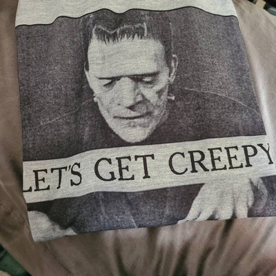 Frankenstein Tee Halloween Shirt, Funny Creep Tee Shirt, Halloween ...