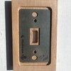 Wooden Triple Light Switch Cover With Wood Burned Pine and Cones - Etsy