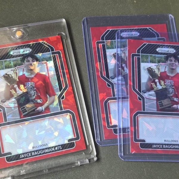 Custom Sports Cards - Set of 3 (2023 Choose Base, Holo, or Cracked Ice ...