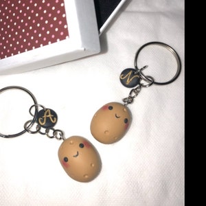 Potato Key Chains Personalized Keychain Kawaii Food Keychain - Etsy