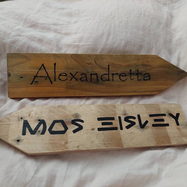 Large Custom Distressed Wood Arrow Signs PER ARROW Eco Friendly ...