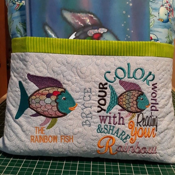 Colorful Fish Complete Embroidery Pillow Design - Etsy