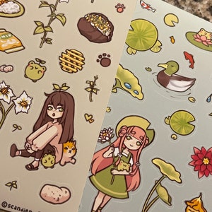 Mascot Chibi Vinyl Stickers clear - Etsy