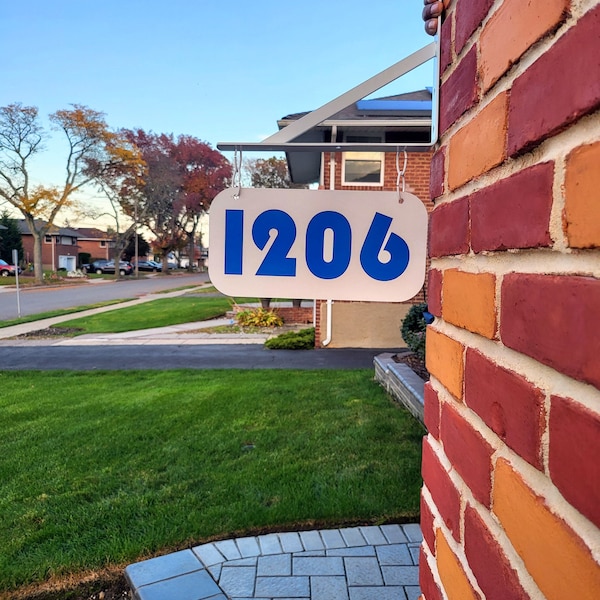 12x6 Reflective Custom Address Sign - Etsy