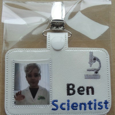 Personalized Pretend Play Scientist Badge Handmade Child Gift Science ...