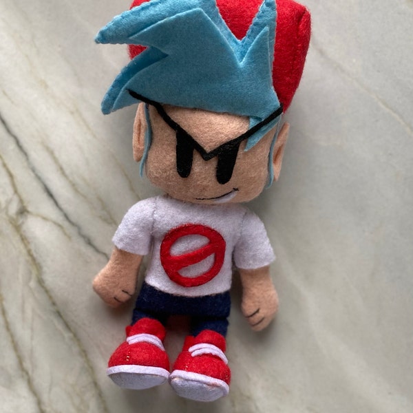 Boyfriend Plush Friday Night Funkin Game - Etsy México
