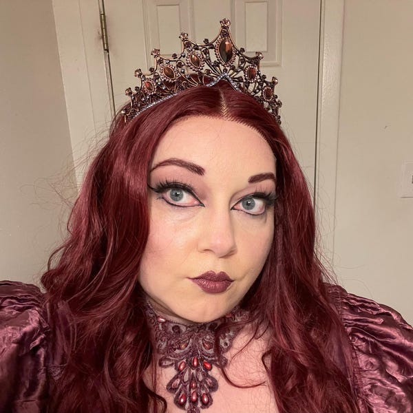 Rose Gold Bridal Tiara Crystal Birthday Wedding Gift Diadem Tiered ...